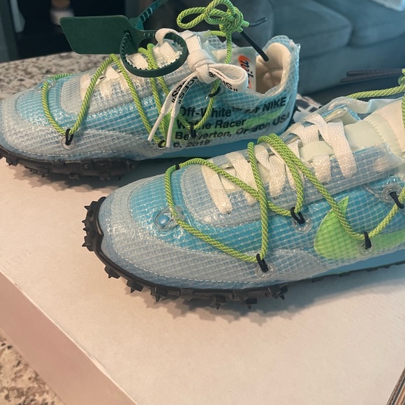 Off-White | Shoes | Original Off White Waffle Racer Nike Vivid Sky ...